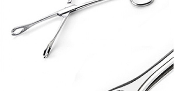 Standard Forester Sponge Forceps 6" with 3mm Slot