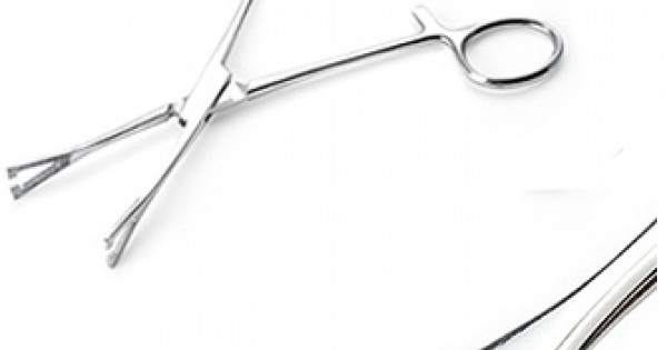 Standard Pennington Forceps 6" with 3mm Slot